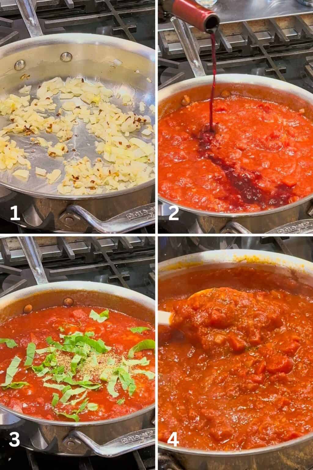 Easy Tomato Sauce with Diced Tomatoes and Red Wine - Enza's Quail ...