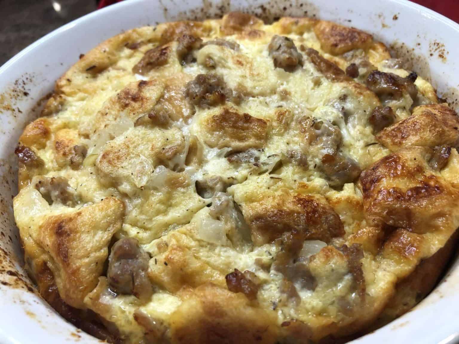 Easy Sausage and Cheese Strata Recipe