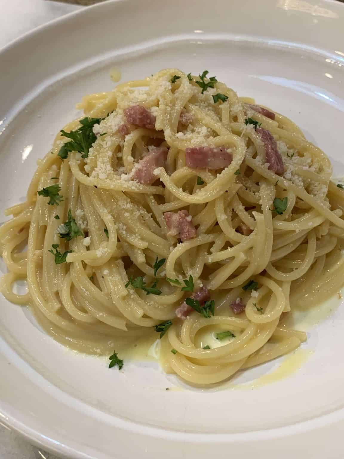Bucatini alla Carbonara - Enza's Quail Hollow Kitchen