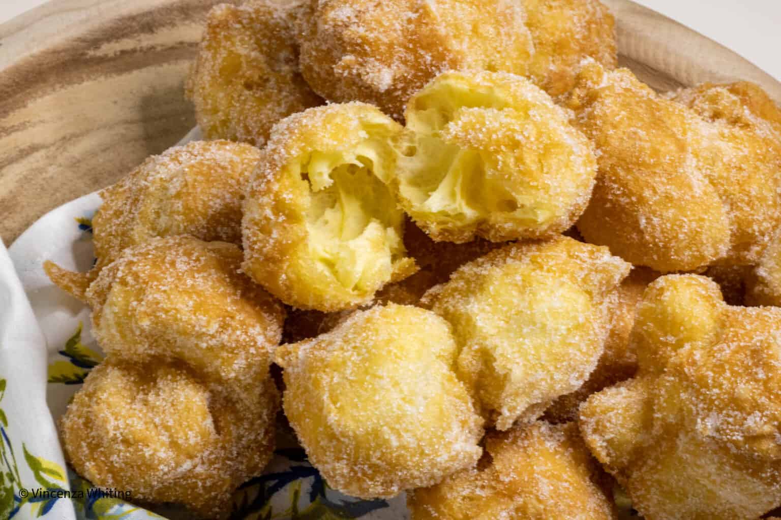 Sfingi di San Giuseppe (Sfinci) - Enza's Quail Hollow Kitchen