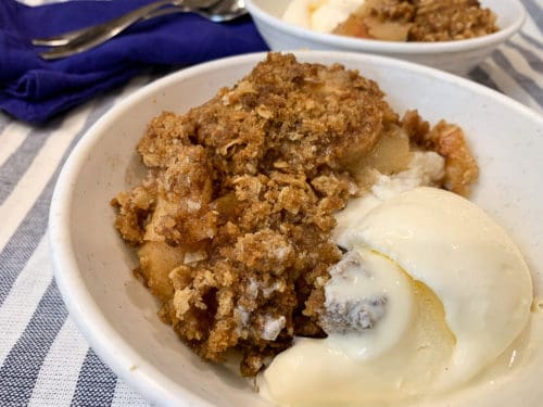 The Best Apple Crisp With Oats - Enza's Quail Hollow Kitchen