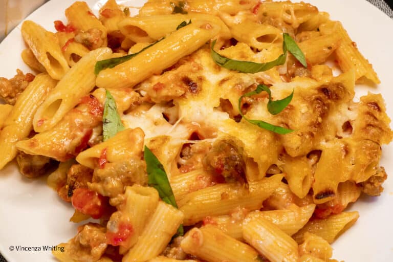 Pasta Rustica with Sausage - Enza's Quail Hollow Kitchen