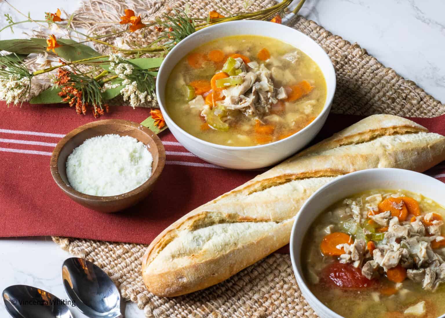 Nonna's Easy Italian Chicken Soup with Pastina