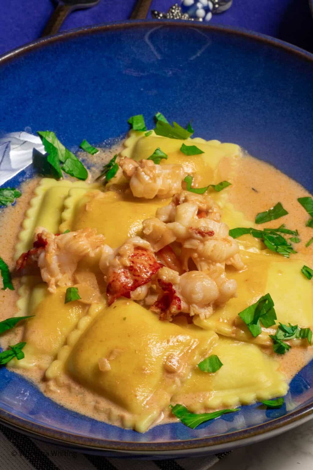 Creamy Lobster Ravioli Sauce - Enza's Quail Hollow Kitchen