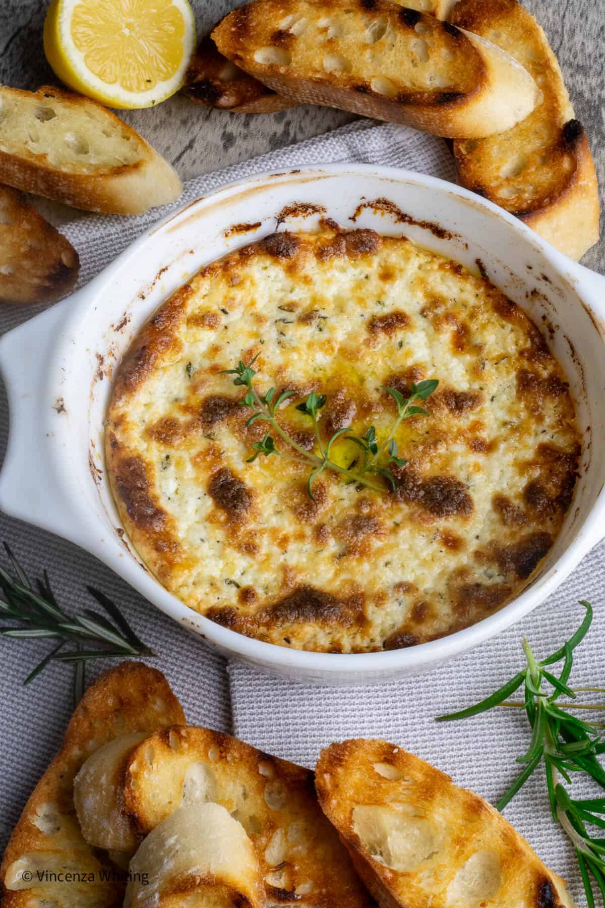 Baked Ricotta - Easy Italian Appetizer