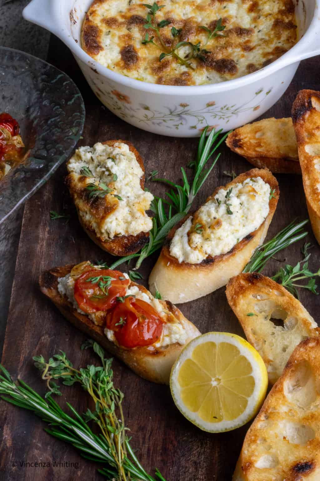 Baked Ricotta - Easy Italian Appetizer