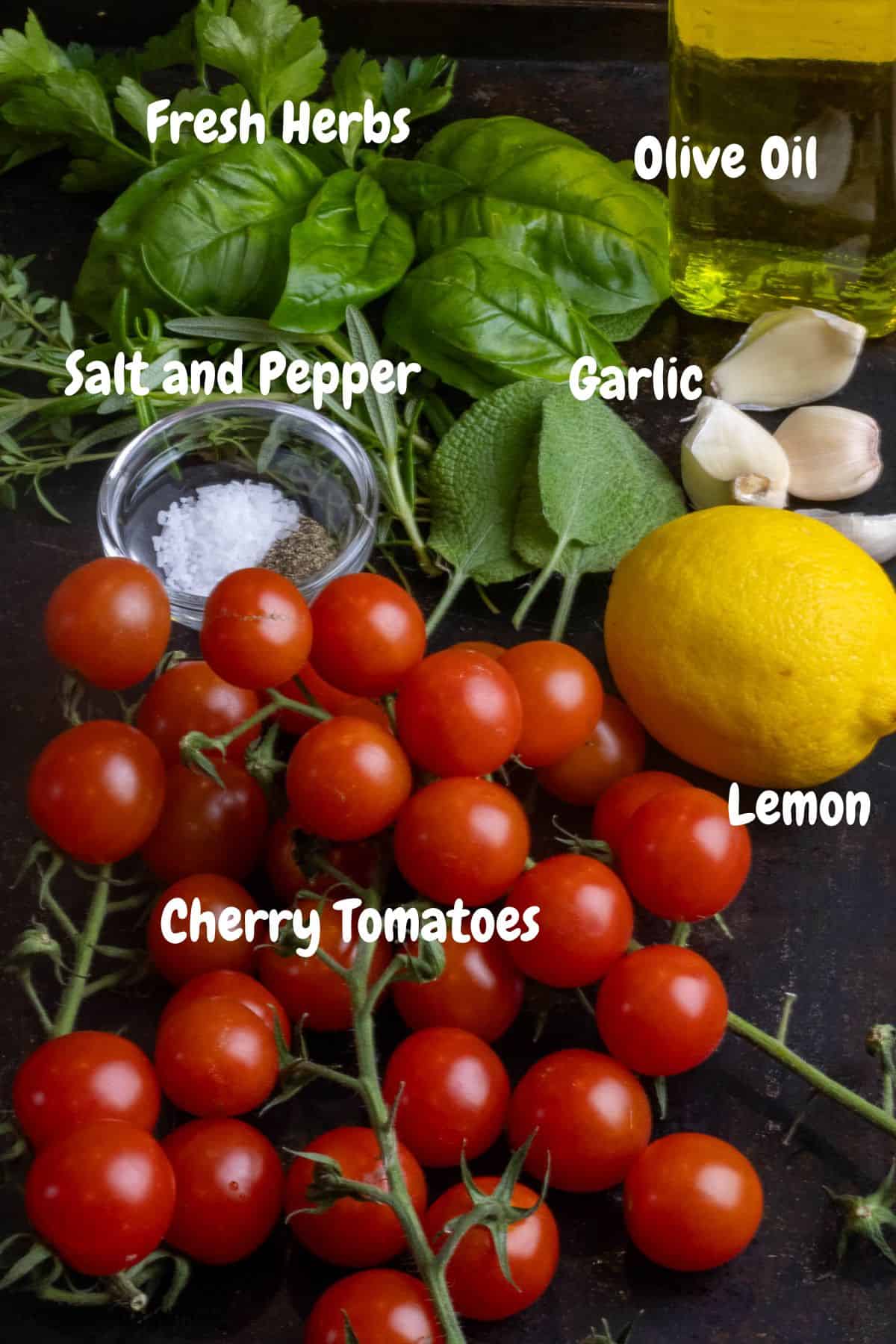 Roasted Cherry Tomatoes - Easy Garlic and Herb Recipe