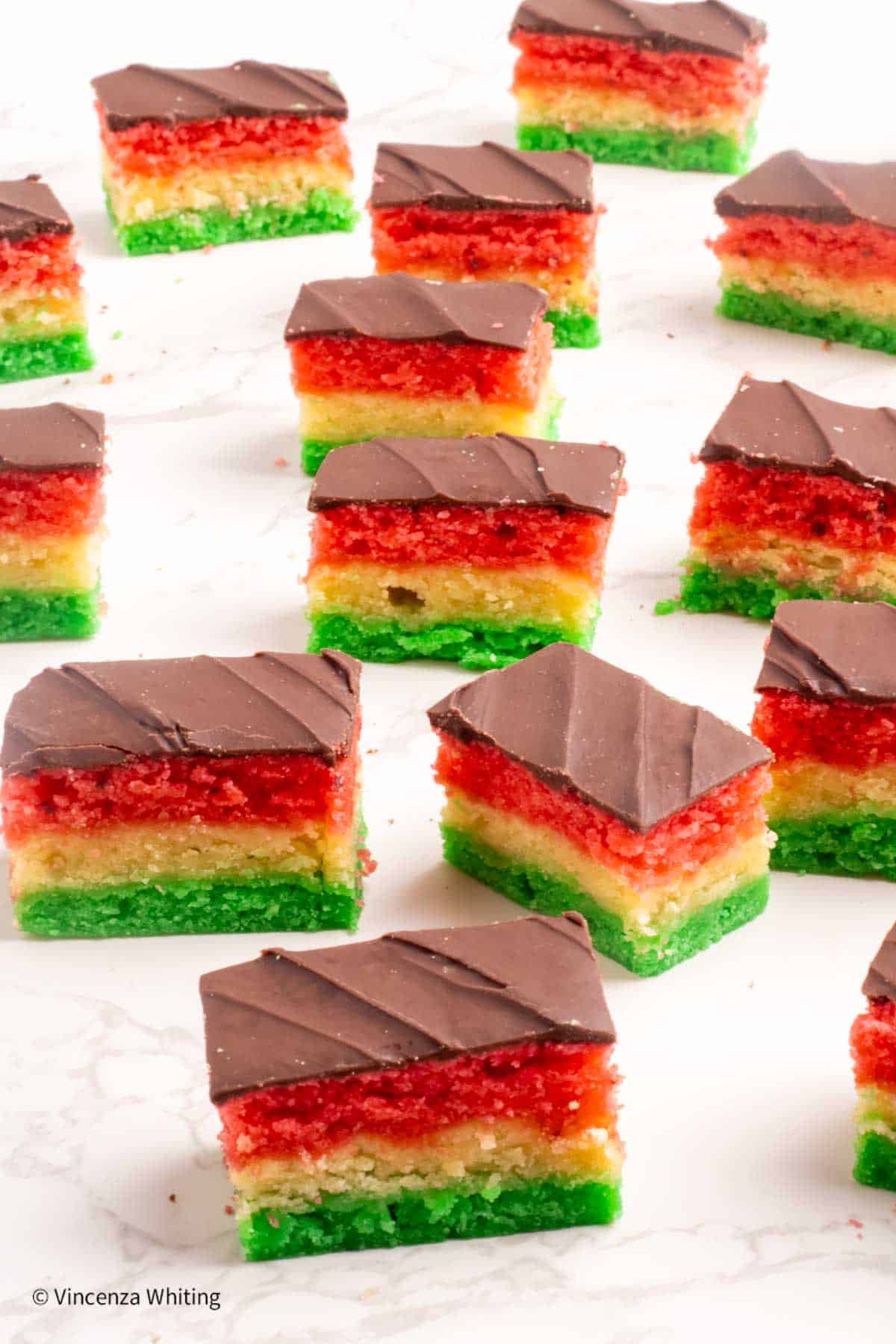 Classic Italian Rainbow Cookies Recipe - Enza's Quail Hollow Kitchen