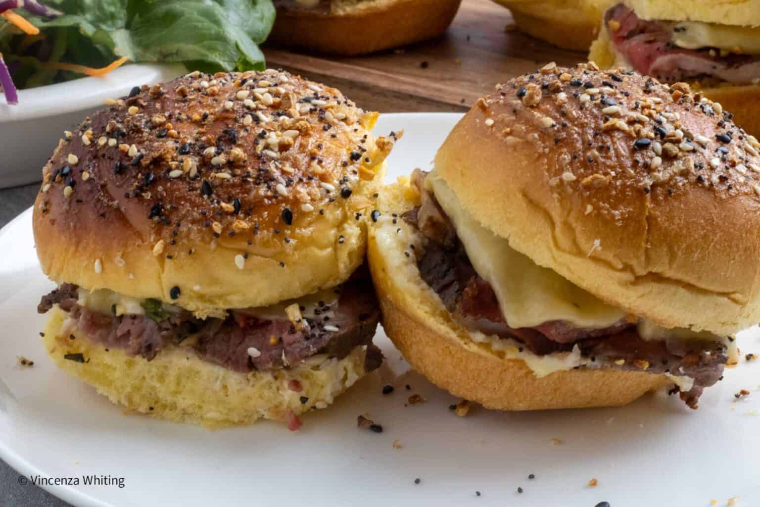 The Best Cheesy Baked Italian Sliders Recipe - Enza's Quail Hollow Kitchen
