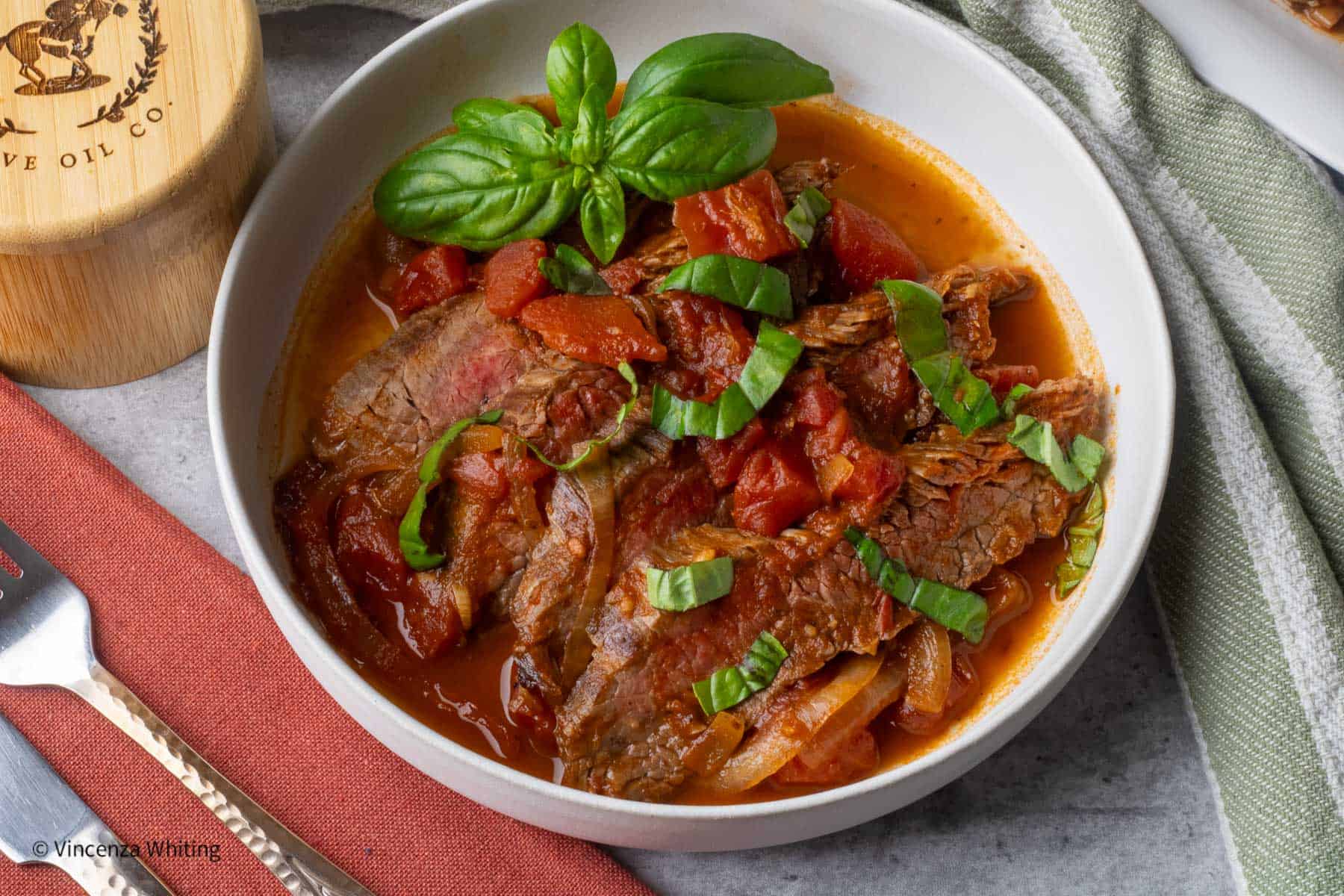 Slices of Beef in a Deliciously Spiced Tomato Sauce: A Classic ...