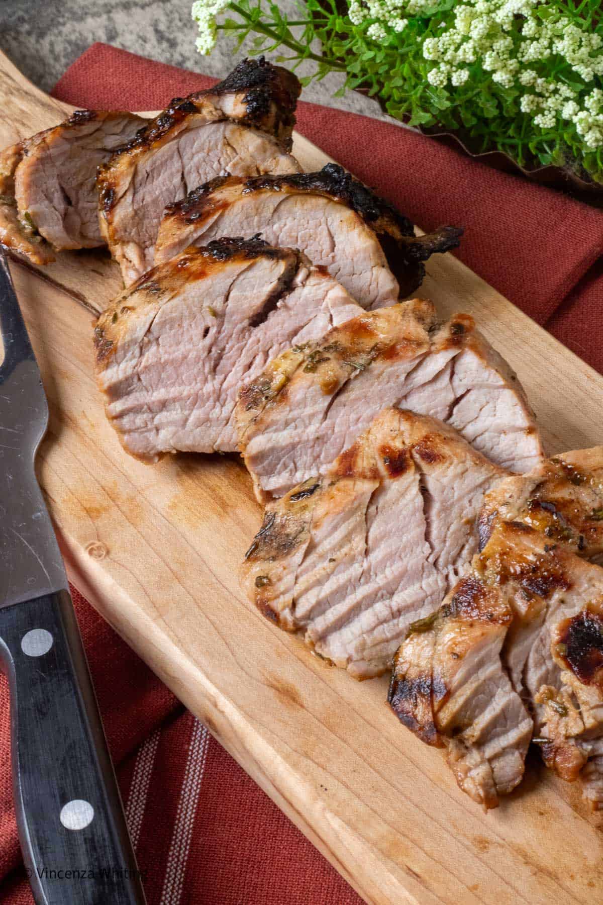 Easy Grilled Pork Tenderloin with Garlic Honey Mustard Rub