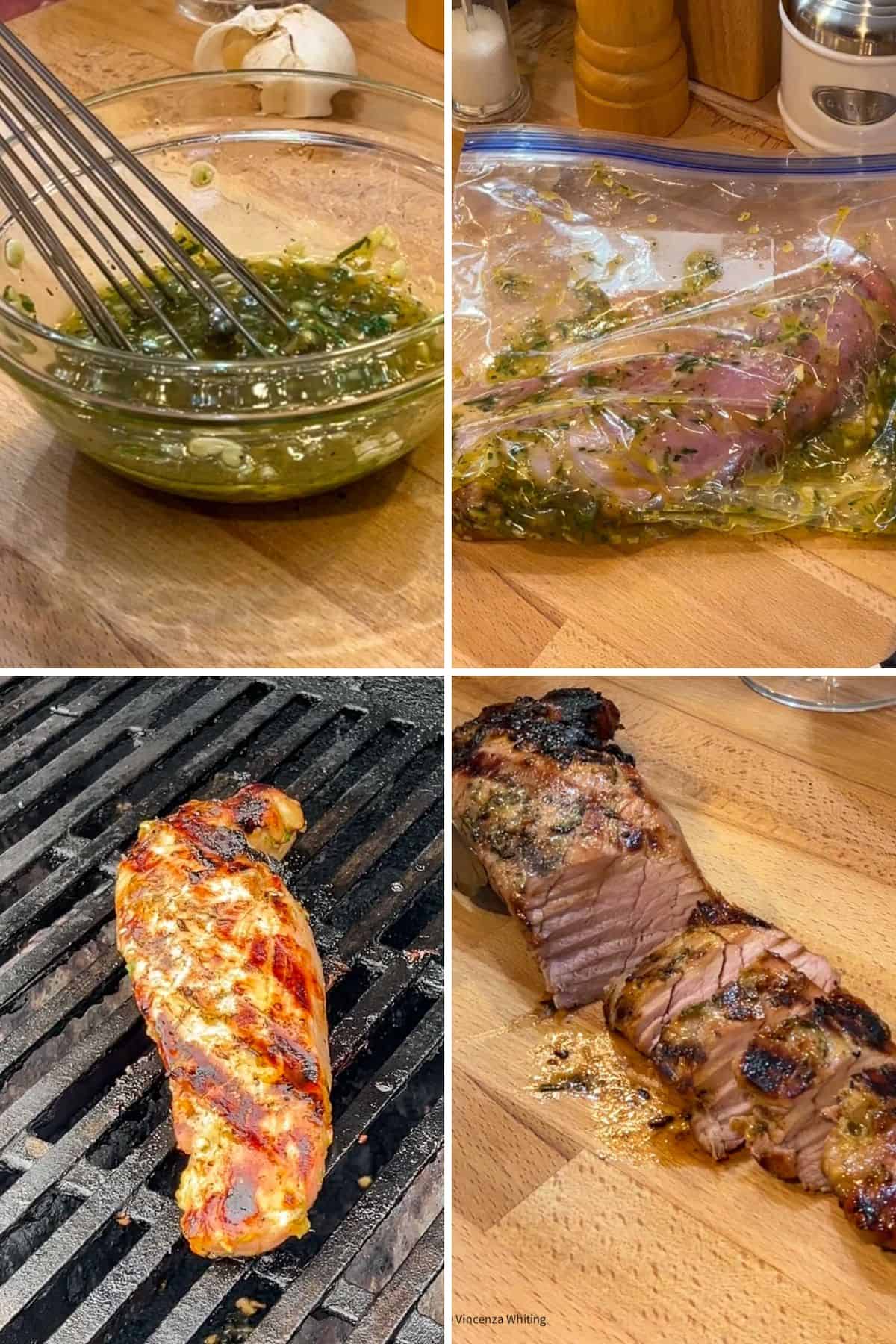 Easy Grilled Pork Tenderloin with Garlic Honey Mustard Rub