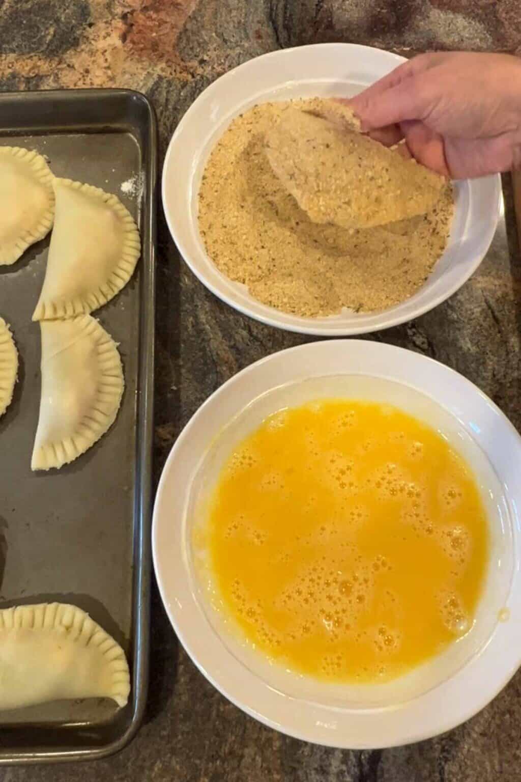 Sofficini (Crispy Italian Ham & Cheese Pockets with Pesto) - Enza's ...